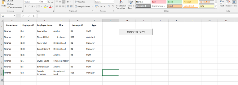 How To Copy Excel Data To Powerpoint With A Single Button Click Using Vba Automatecoders