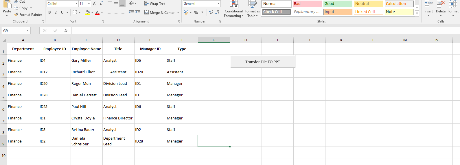 How To Copy Excel Data To Powerpoint With A Single Button Click Using Vba Automatecoders